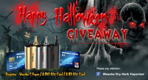 Happy Halloween —— Weecke C Vapor herbal vaporizer festively giveaway ...